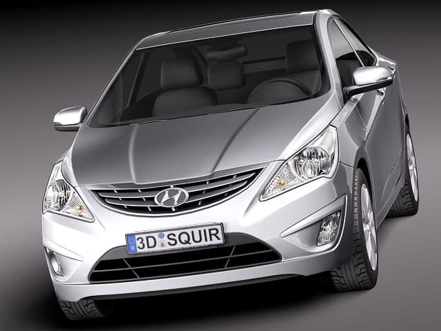 Hyundai Verna 2011 - 3D Model by SQUIR