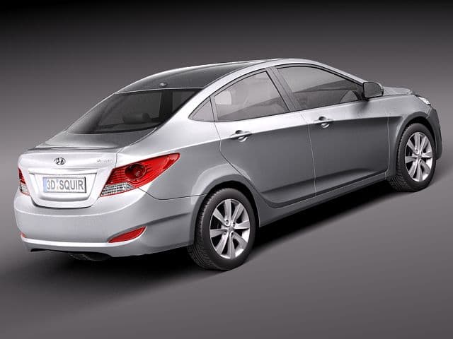 Hyundai Verna 2011 - 3D Model by SQUIR