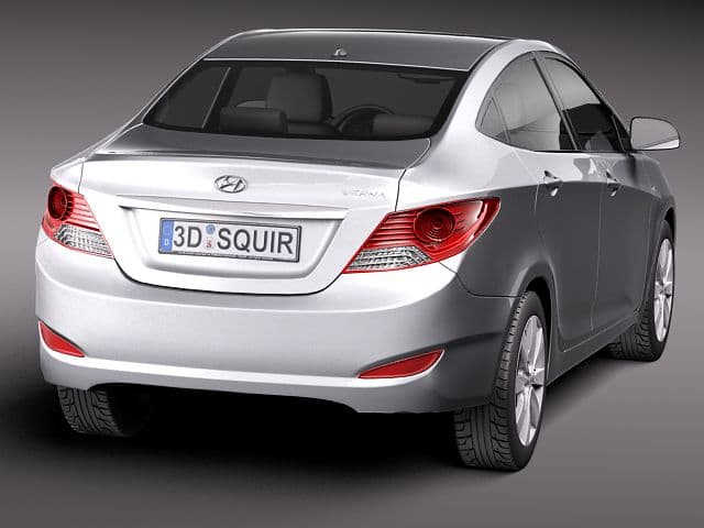 Hyundai Verna 2011 - 3D Model by SQUIR