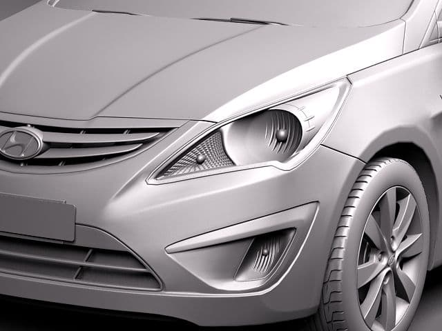 Hyundai Verna 2011 - 3D Model by SQUIR