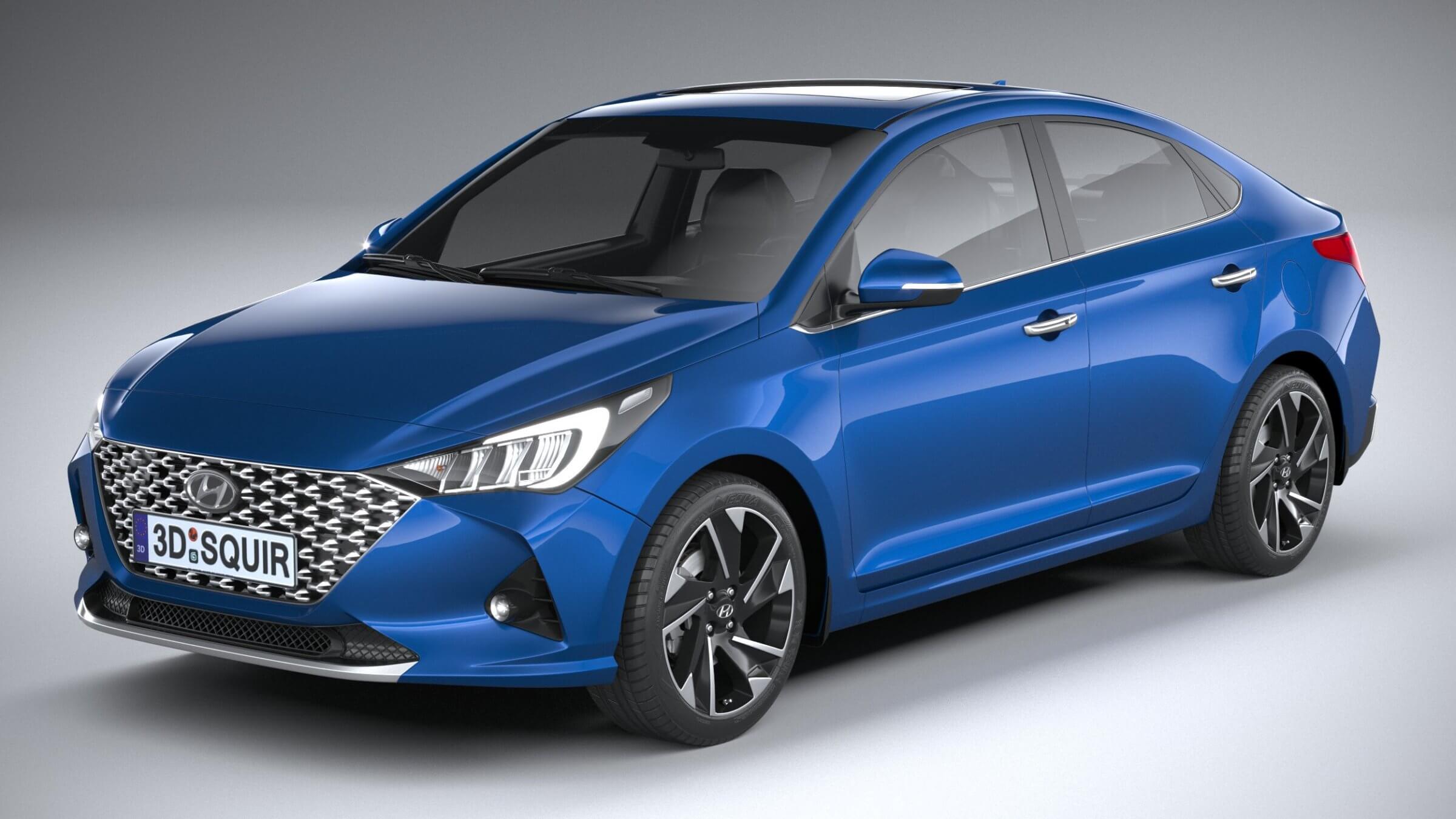 Hyundai Verna 2020 - 3D Model by SQUIR