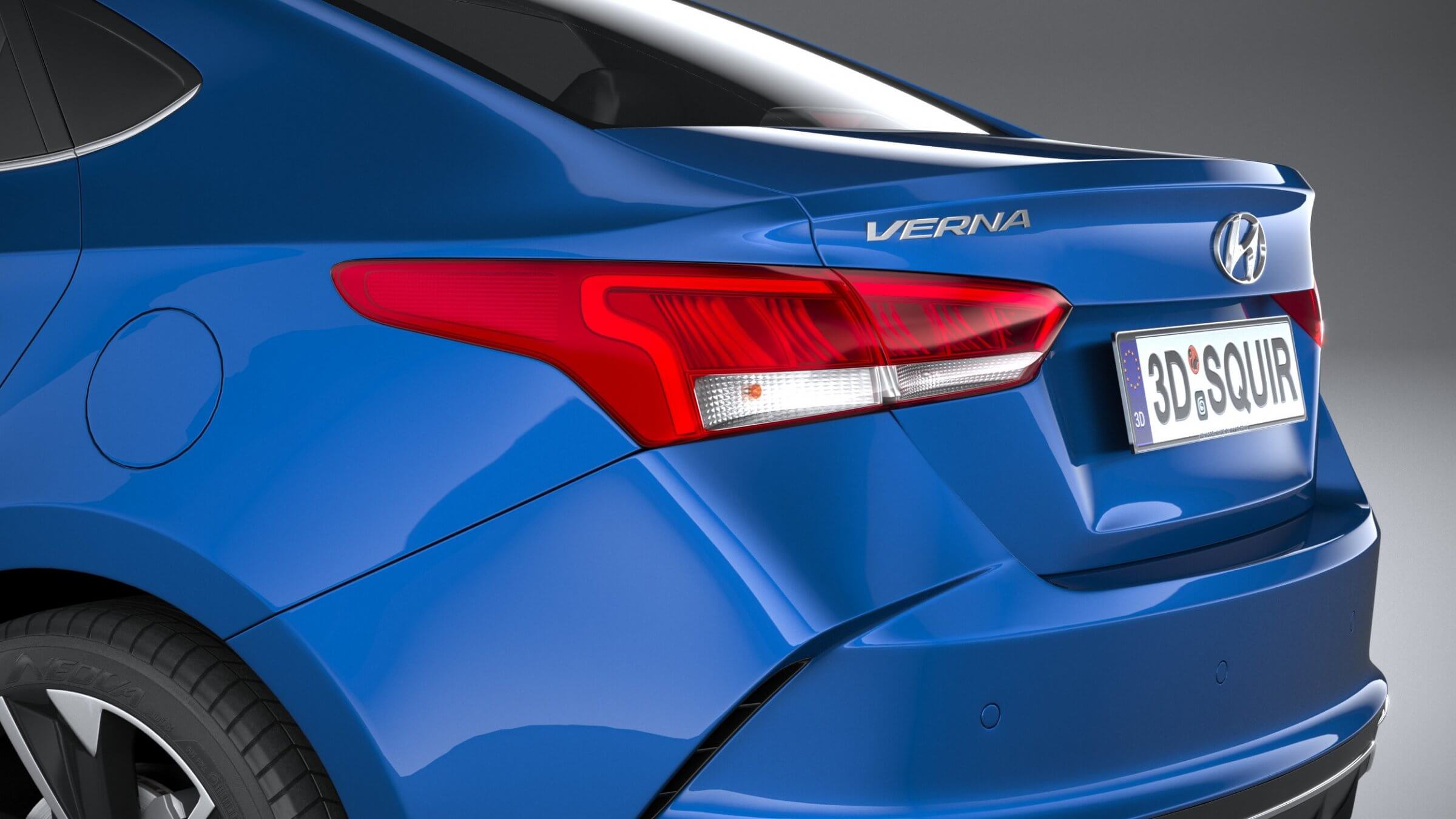 Hyundai Verna 2020 - 3D Model by SQUIR