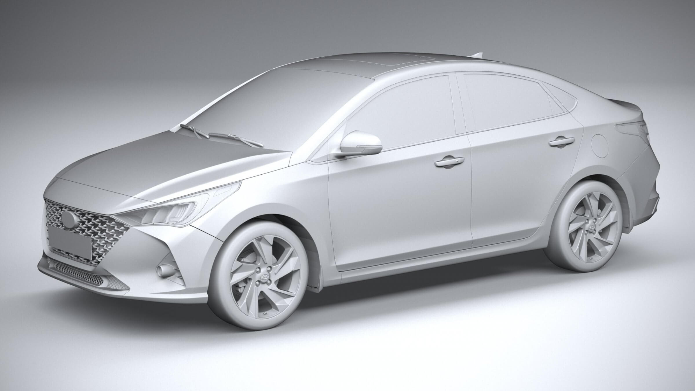 Hyundai Verna 2020 - 3D Model by SQUIR