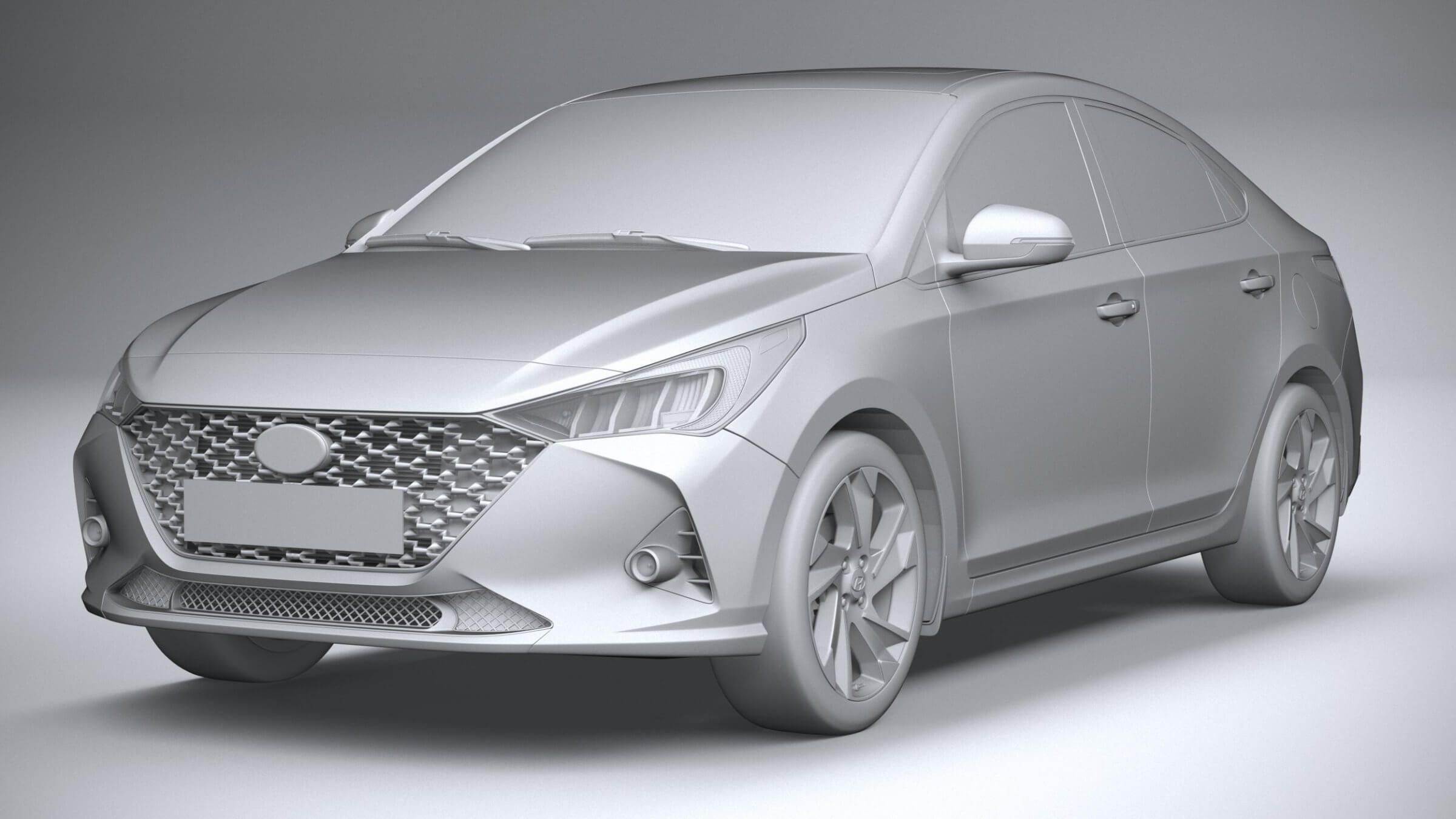 Hyundai Verna 2020 - 3D Model by SQUIR