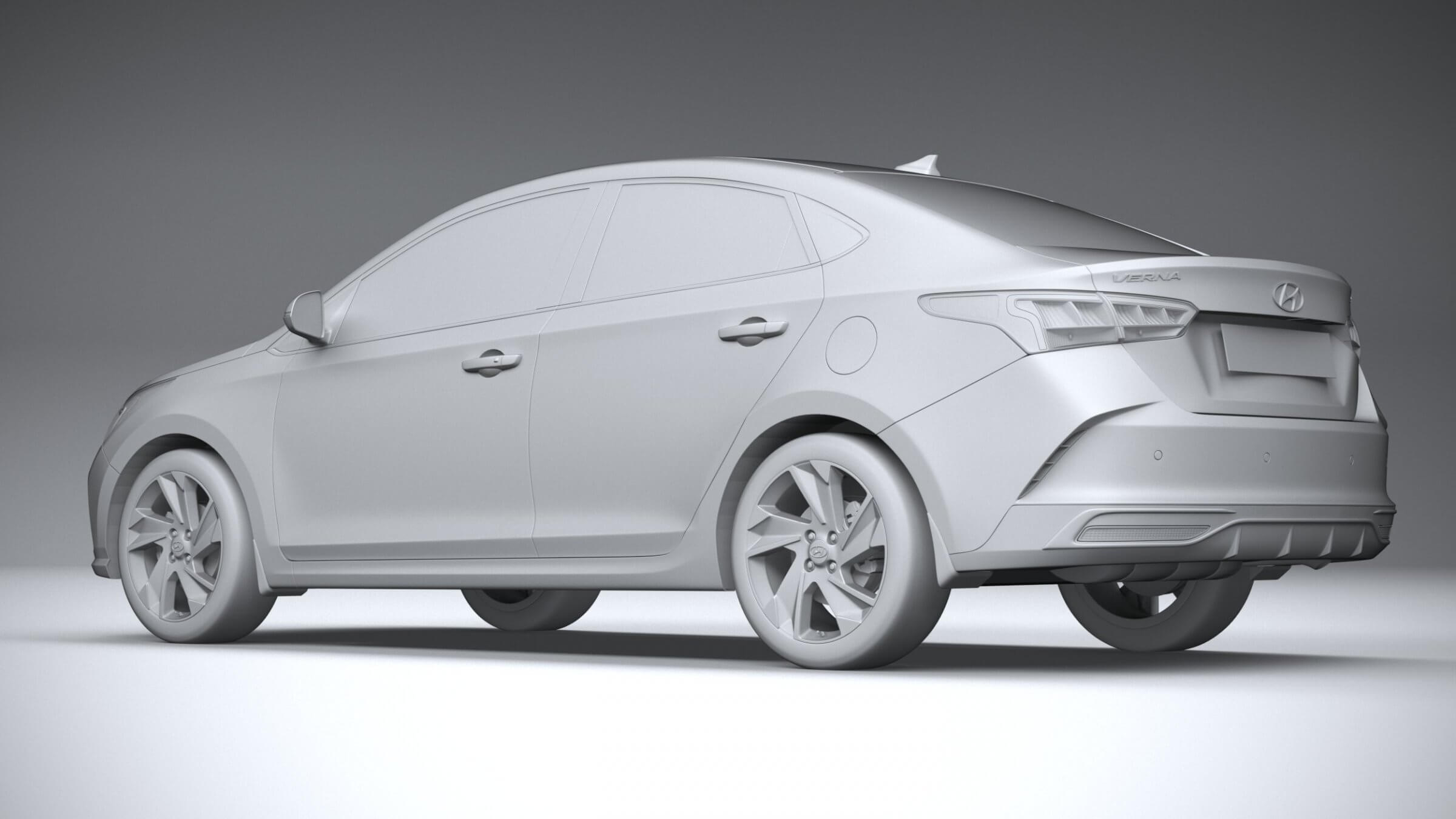 Hyundai Verna 2020 - 3D Model by SQUIR