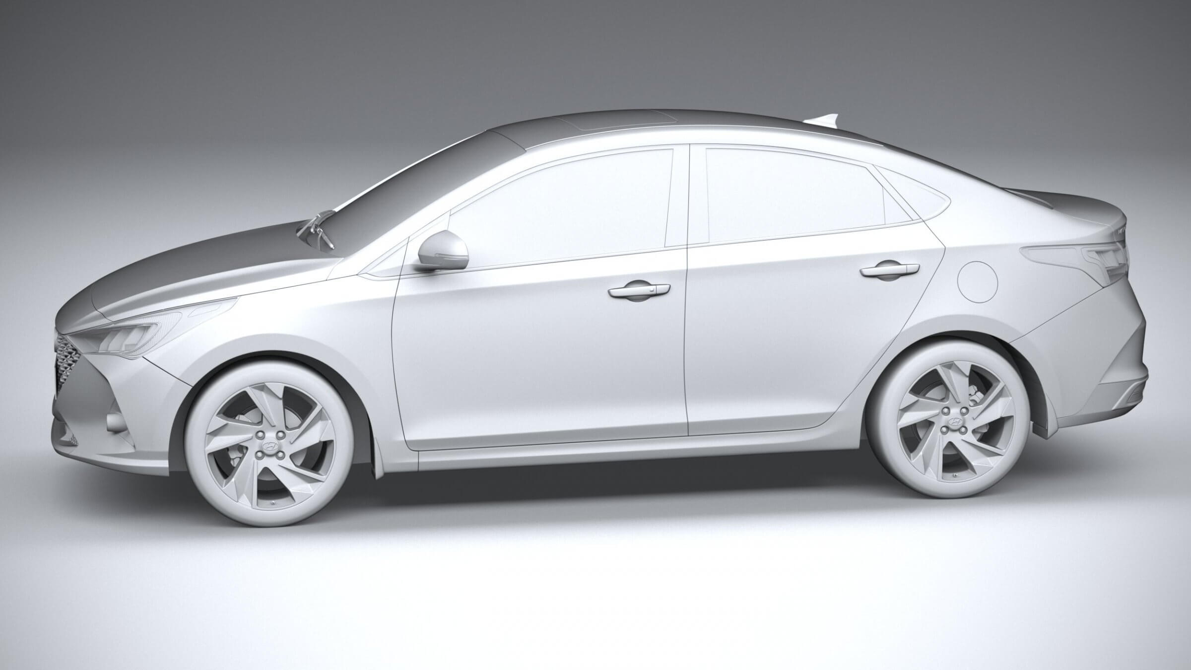 Hyundai Verna 2020 - 3D Model by SQUIR