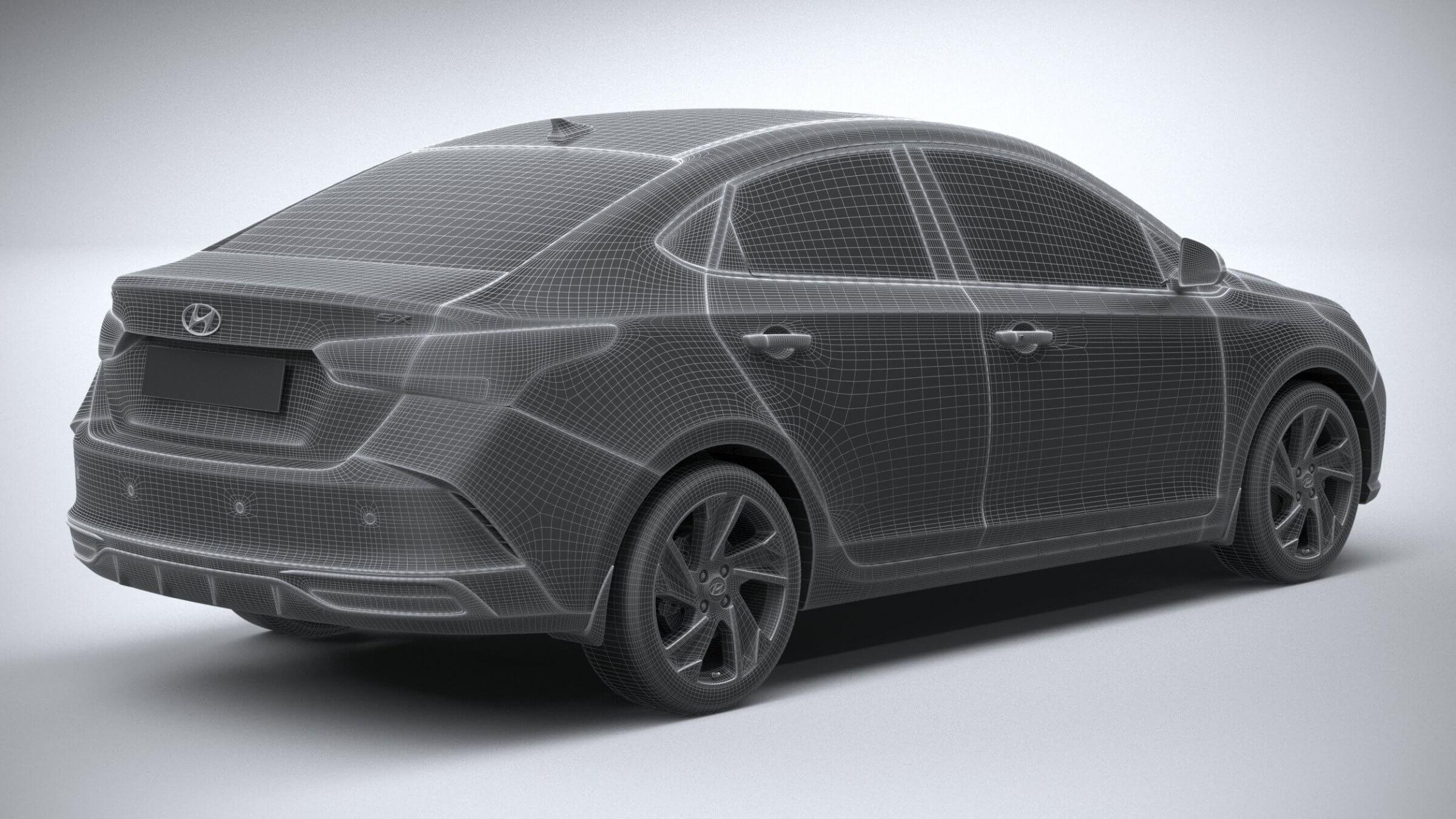 Hyundai Verna 2020 - 3D Model by SQUIR