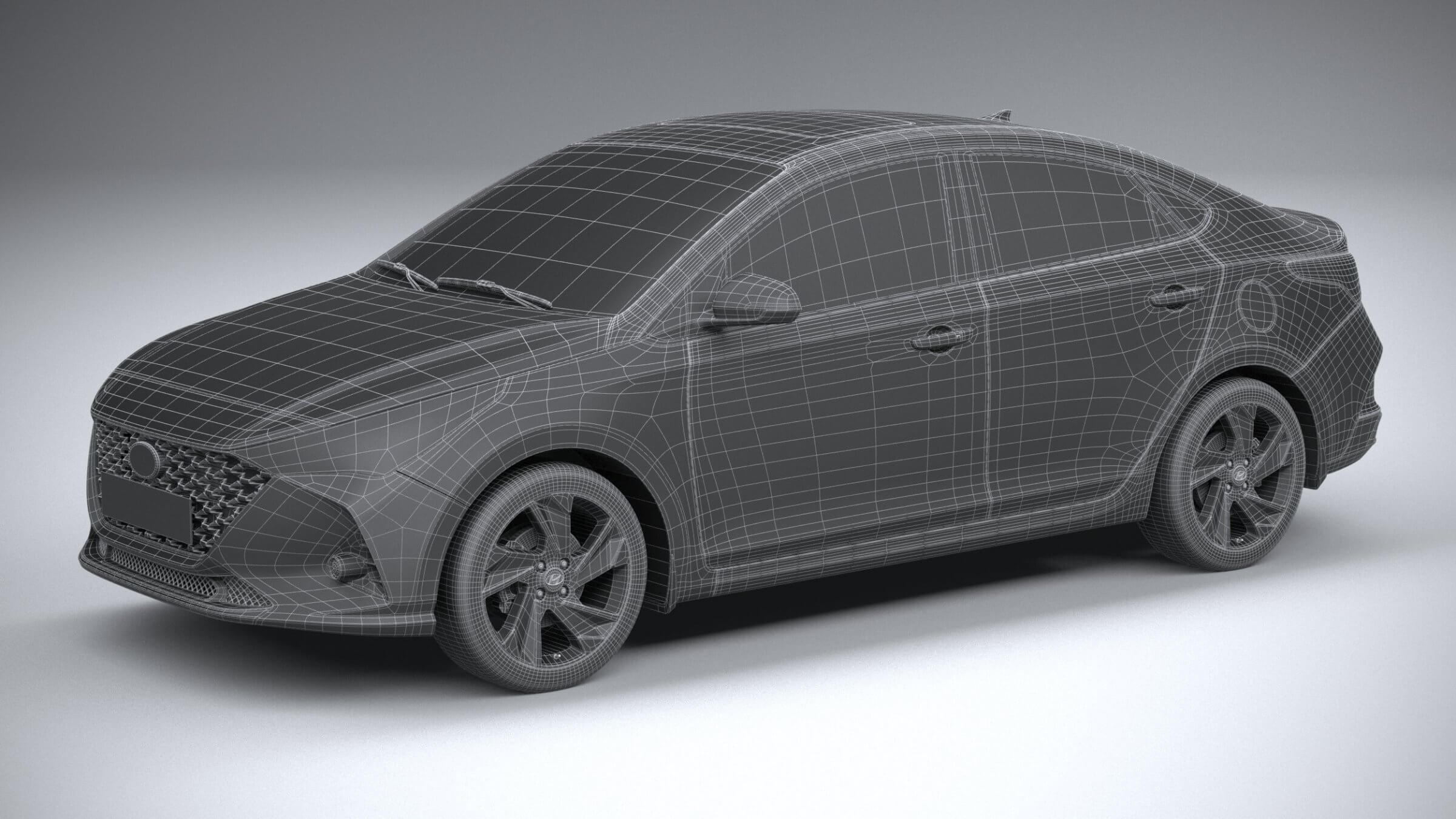 Hyundai Verna 2020 - 3D Model by SQUIR