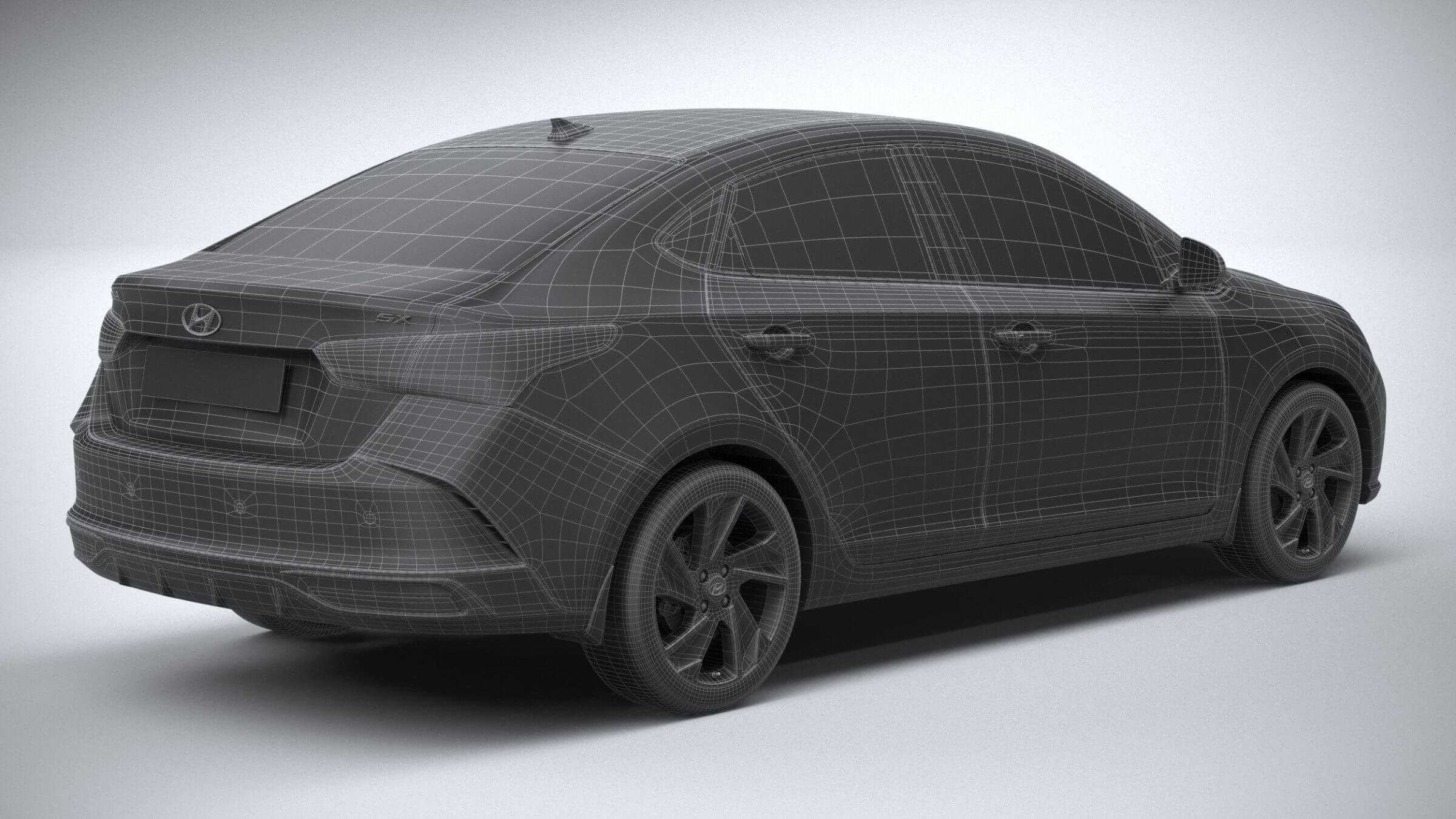 Hyundai Verna 2020 - 3D Model by SQUIR