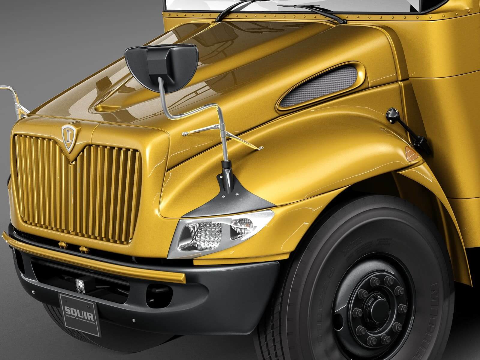 IC CE Series Schoolbus 2015 - 3D Model by SQUIR