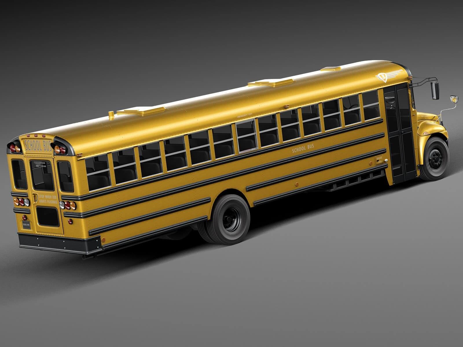 IC CE Series Schoolbus 2015 - 3D Model by SQUIR