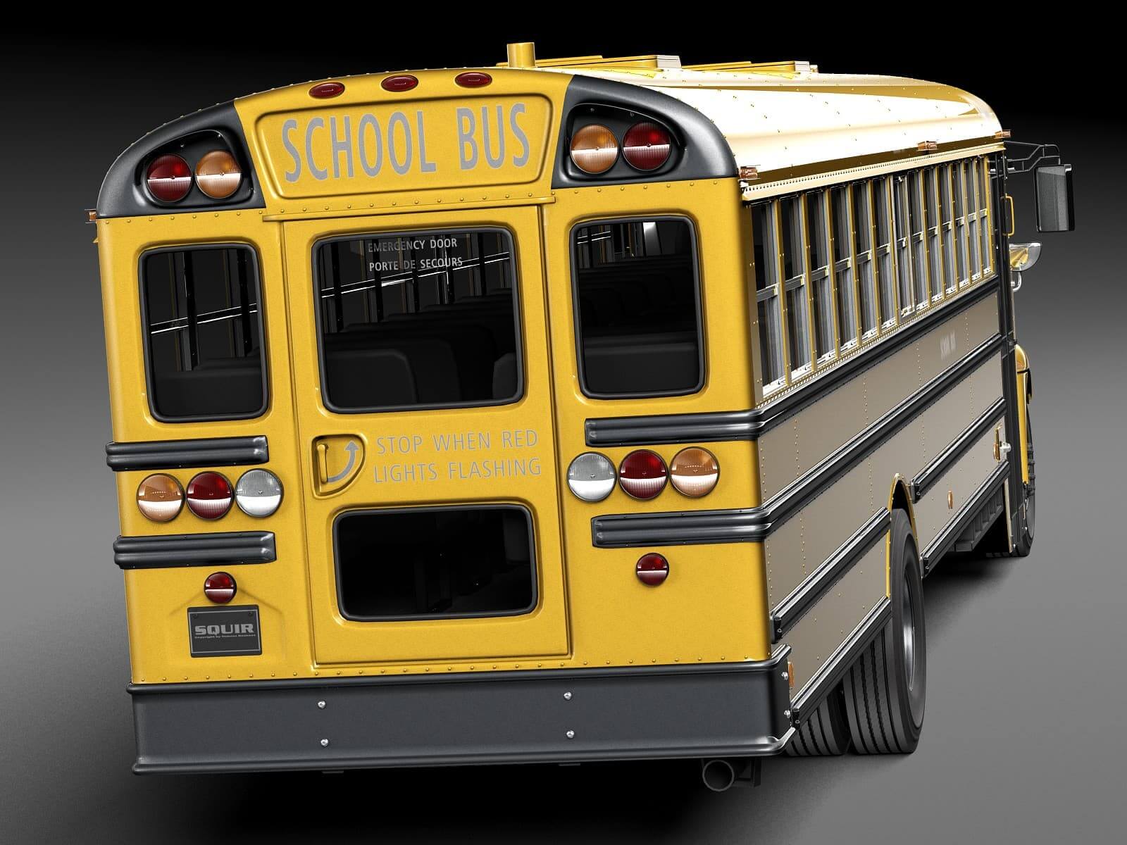 IC CE Series Schoolbus 2015 - 3D Model by SQUIR