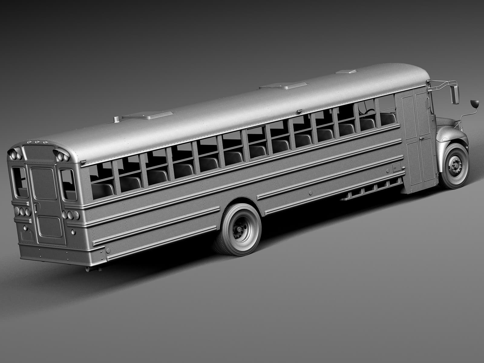 IC CE Series Schoolbus 2015 - 3D Model by SQUIR