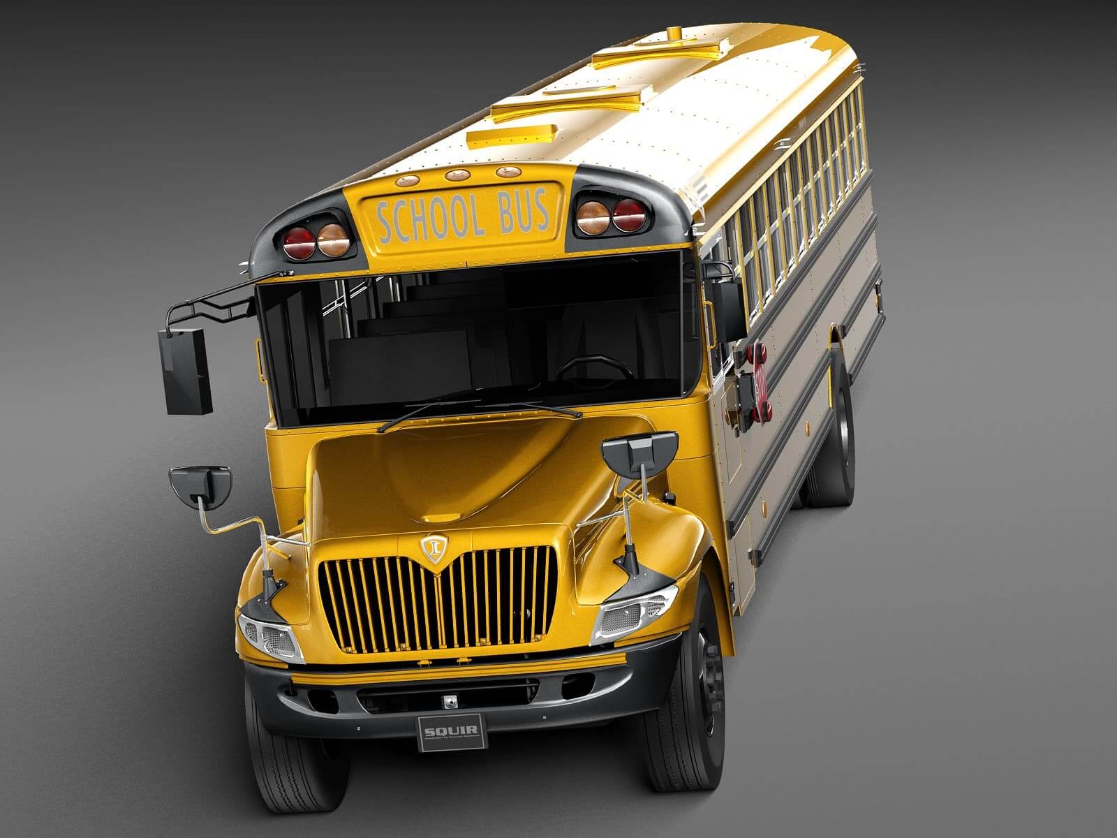 IC CE Series Schoolbus 2015 - 3D Model by SQUIR