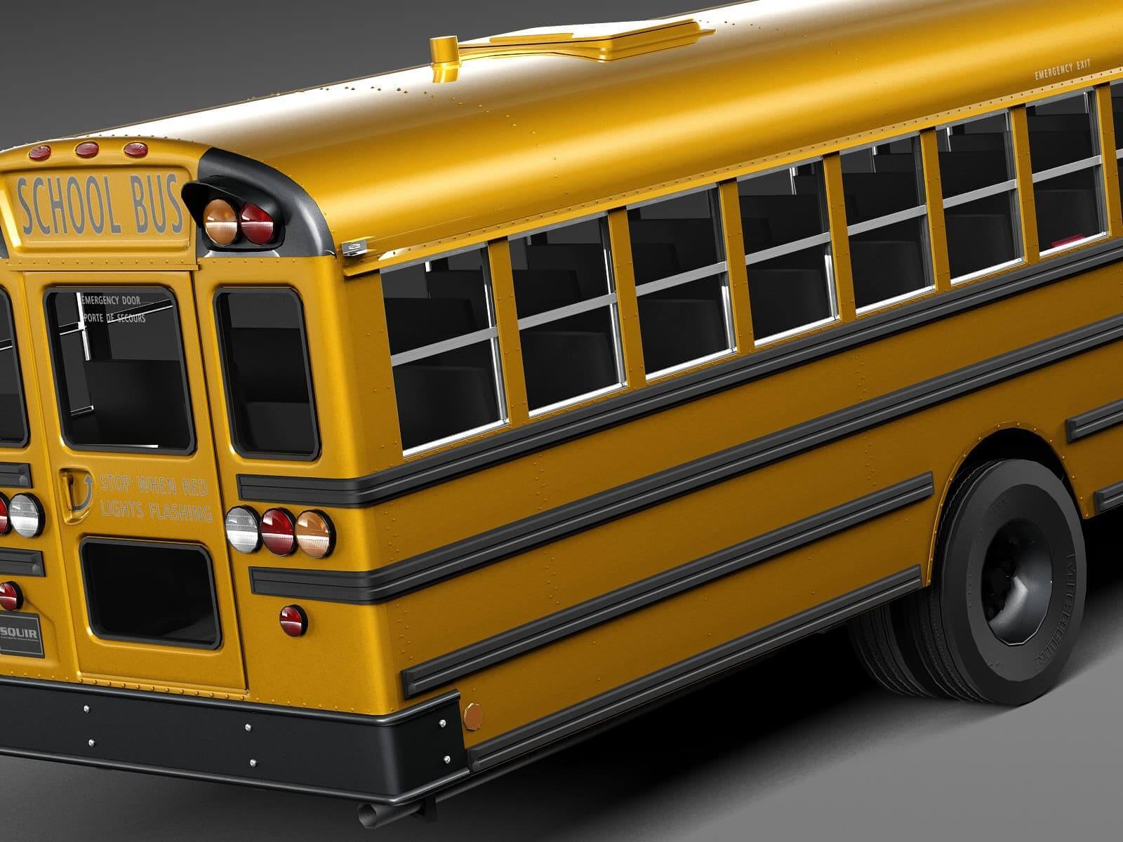IC CE Series Schoolbus 2015 - 3D Model by SQUIR
