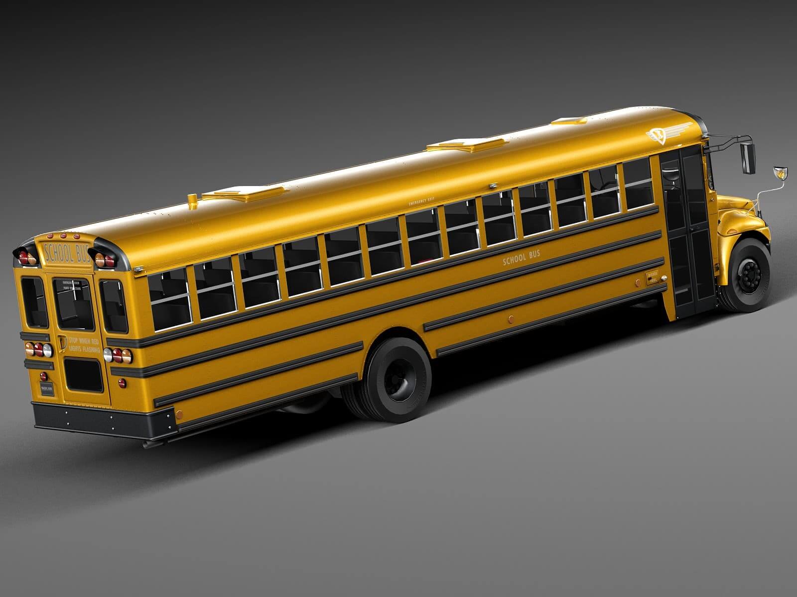 IC CE Series Schoolbus 2015 - 3D Model by SQUIR