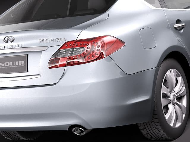 Infiniti M35H 2011 - 3D Model by SQUIR