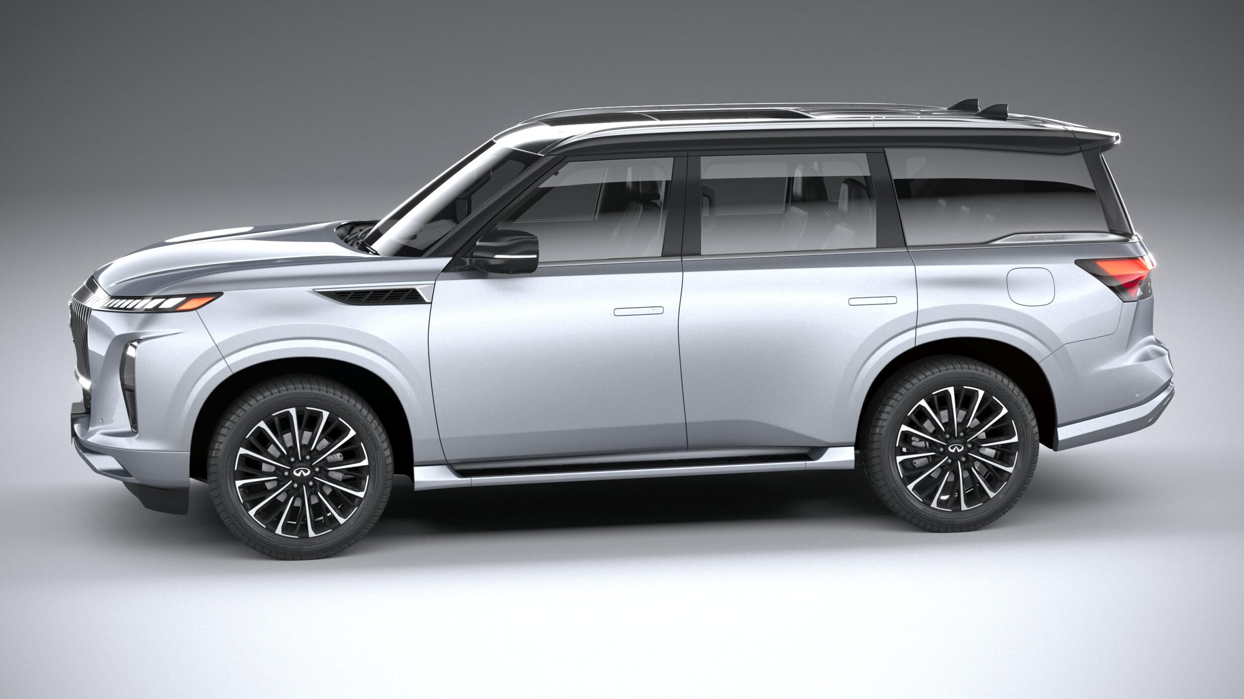 Infiniti QX80 2025 - 3D Model by SQUIR