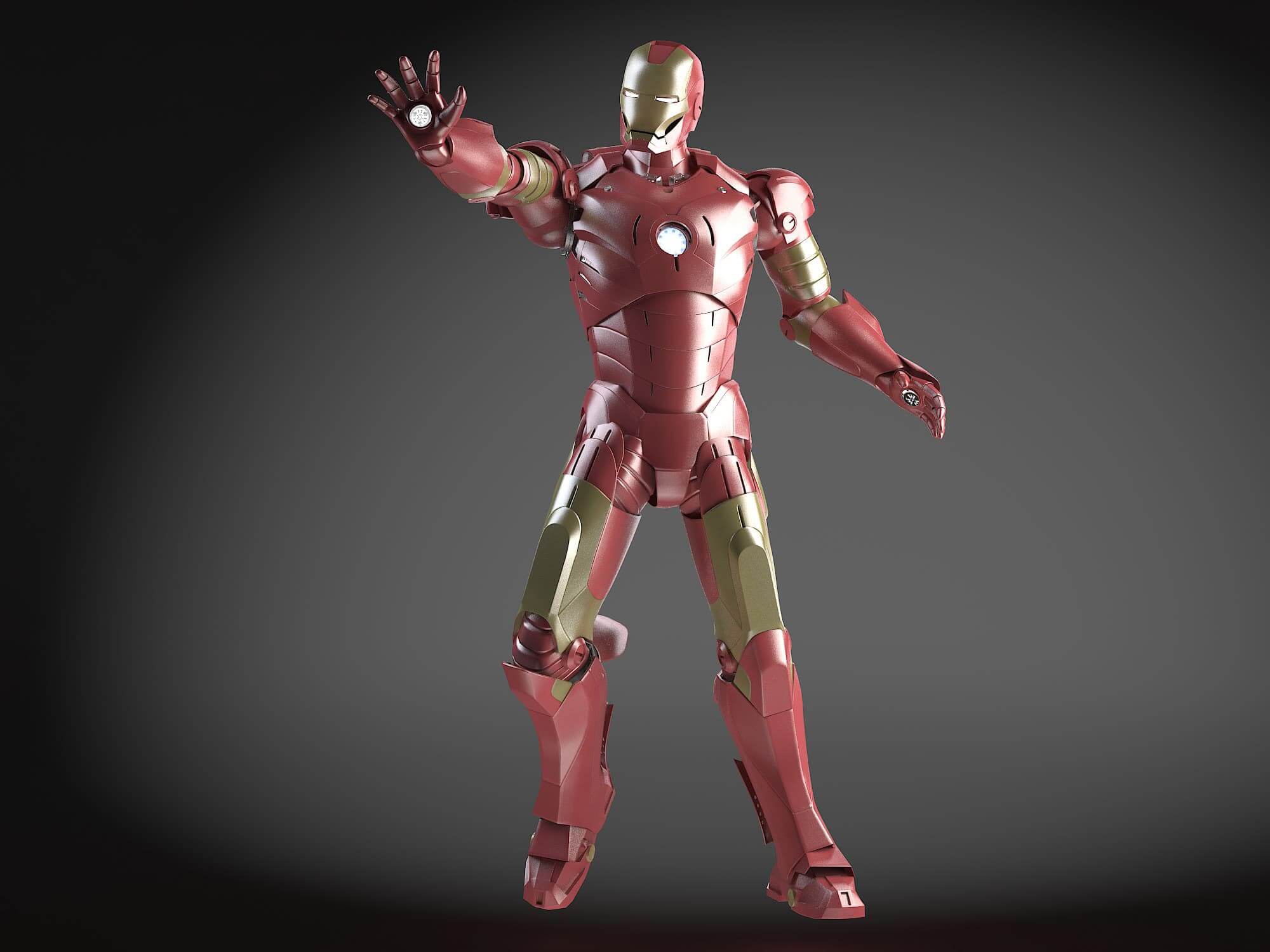 Iron Man - 3D Model by SQUIR