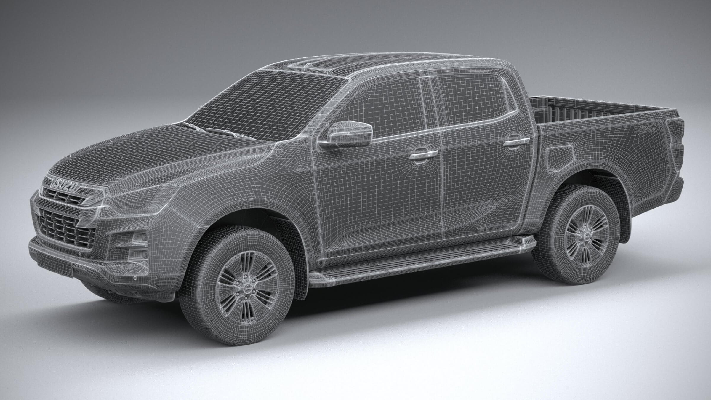 Isuzu D-max 2020 3D Model by SQUIR
