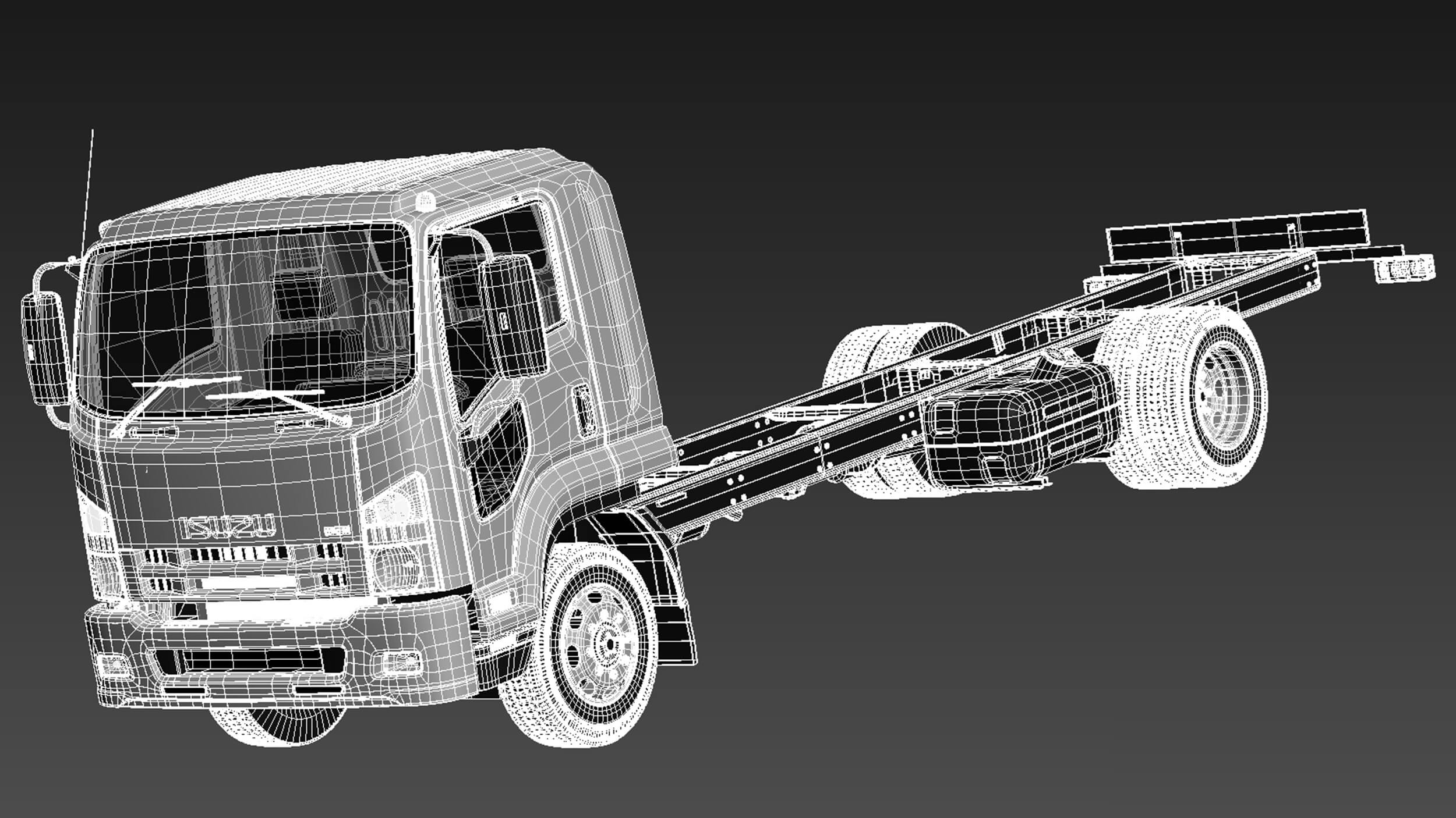 Isuzu F-Series 2013 3D Model by SQUIR