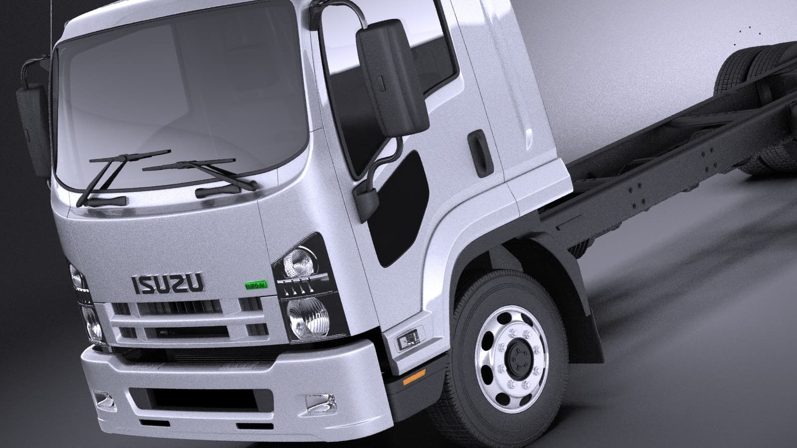 ISUZU F-Series 2017 (V-Ray) 3D Model by SQUIR