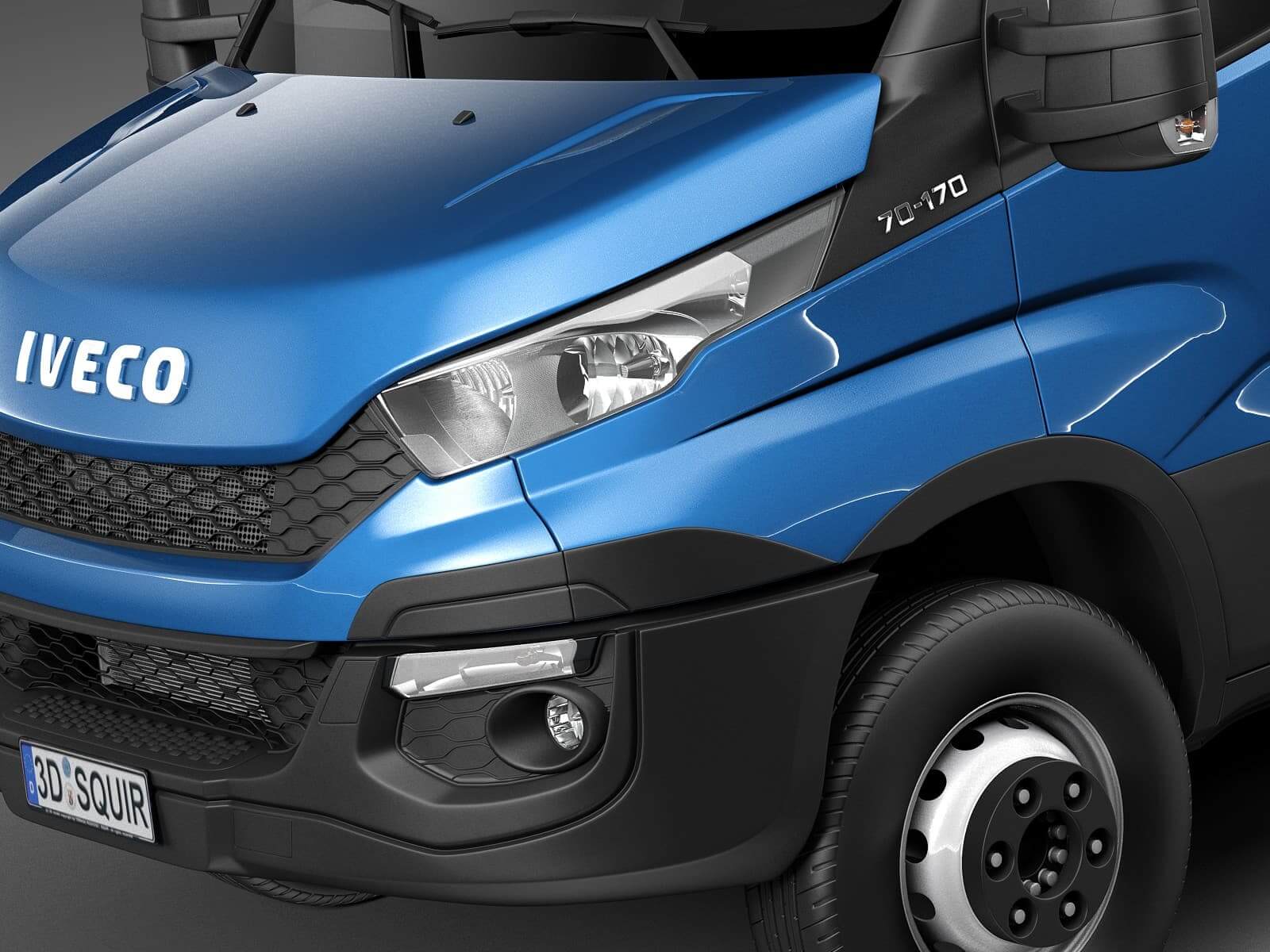 Iveco Daily Chassis Cab Pickup 2015 - 3D Model by SQUIR