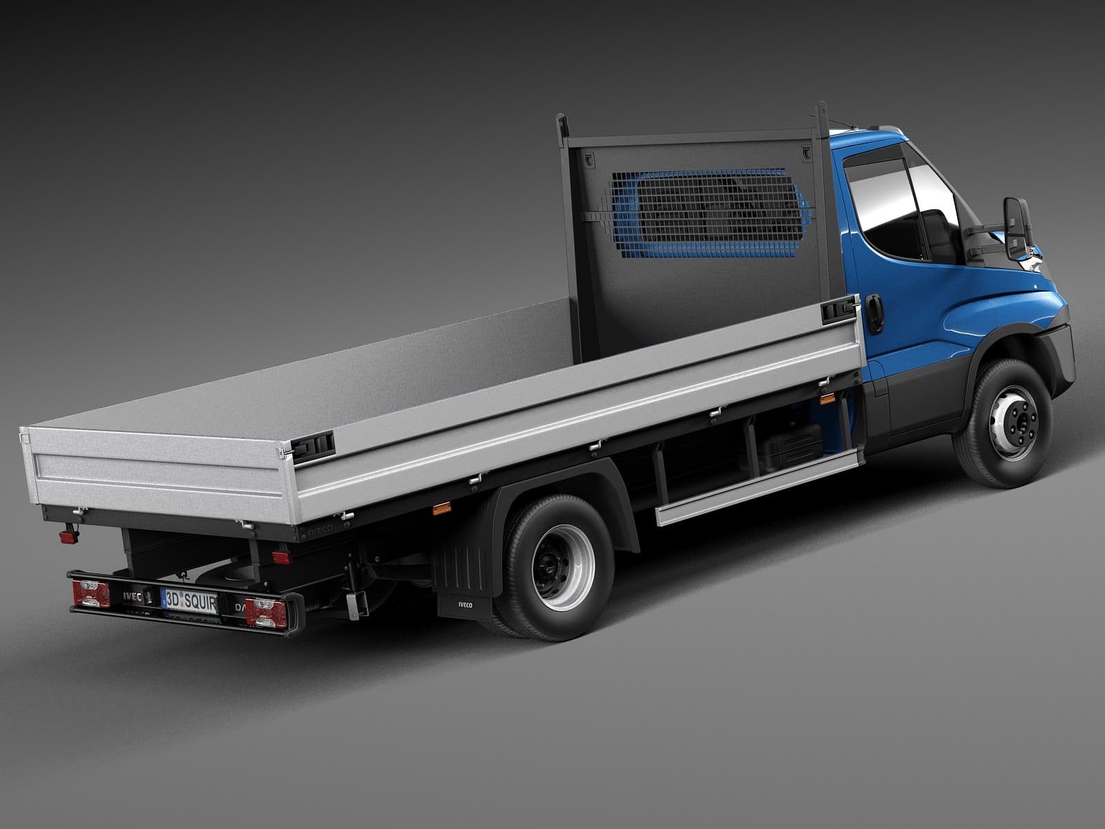 Iveco Daily Chassis Cab Pickup 2015 - 3D Model by SQUIR