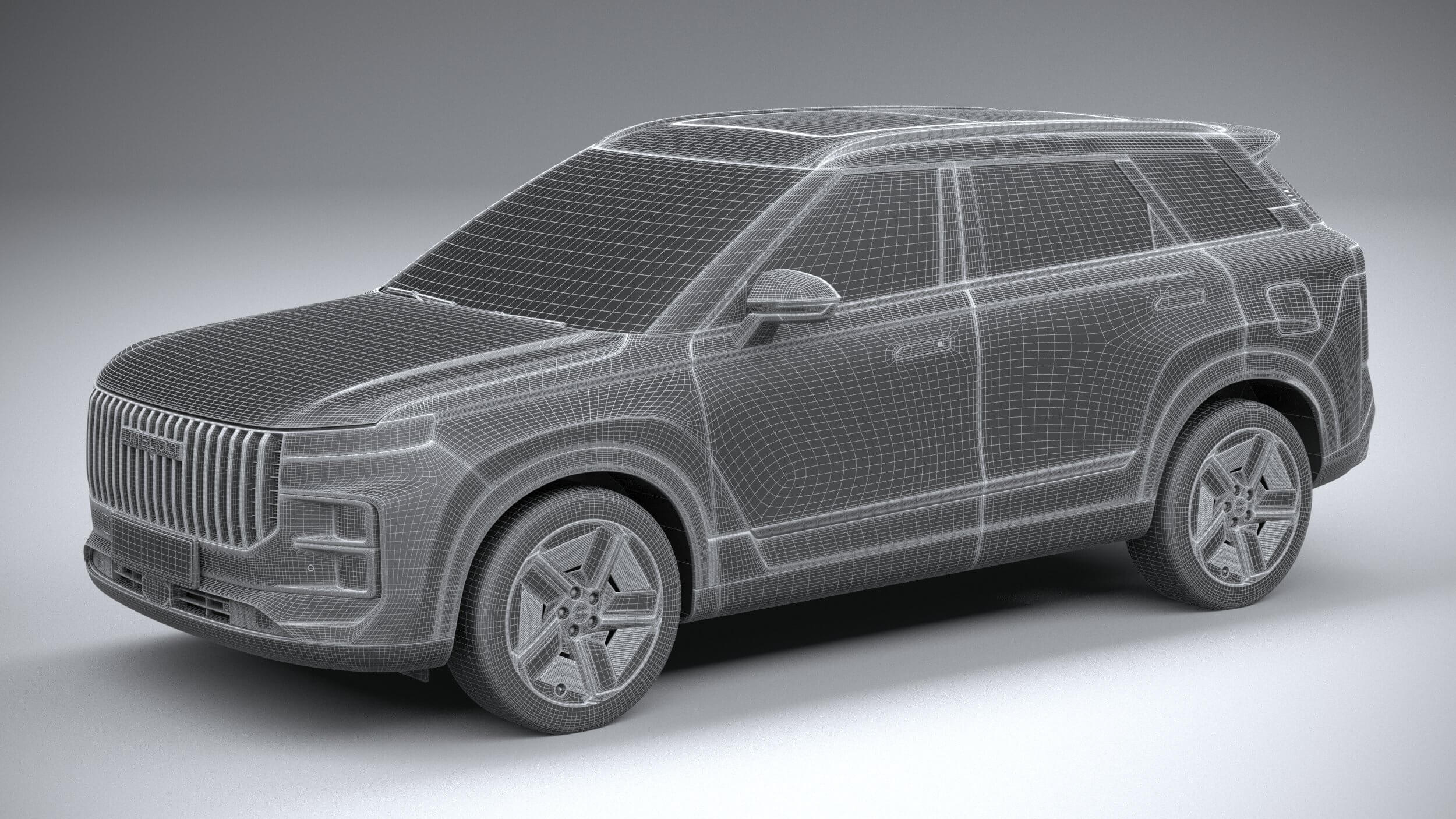 Jaecoo 7 2025 - 3D Model by SQUIR