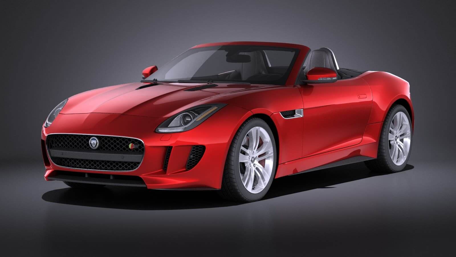 Jaguar F-Type 2015 Cabrio (V-Ray) 3D Model by SQUIR