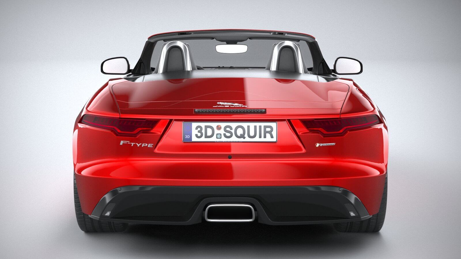 Jaguar F-Type R Dynamic Convertible 2021 3D Model by SQUIR
