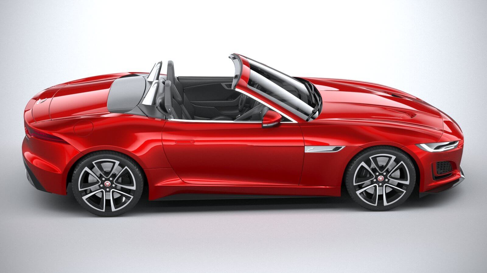 Jaguar F-Type R Dynamic Convertible 2021 3D Model by SQUIR