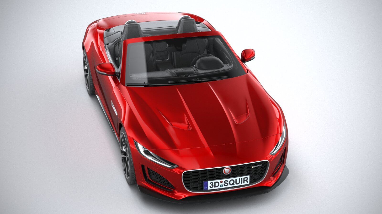 Jaguar F-Type R Dynamic Convertible 2021 3D Model by SQUIR