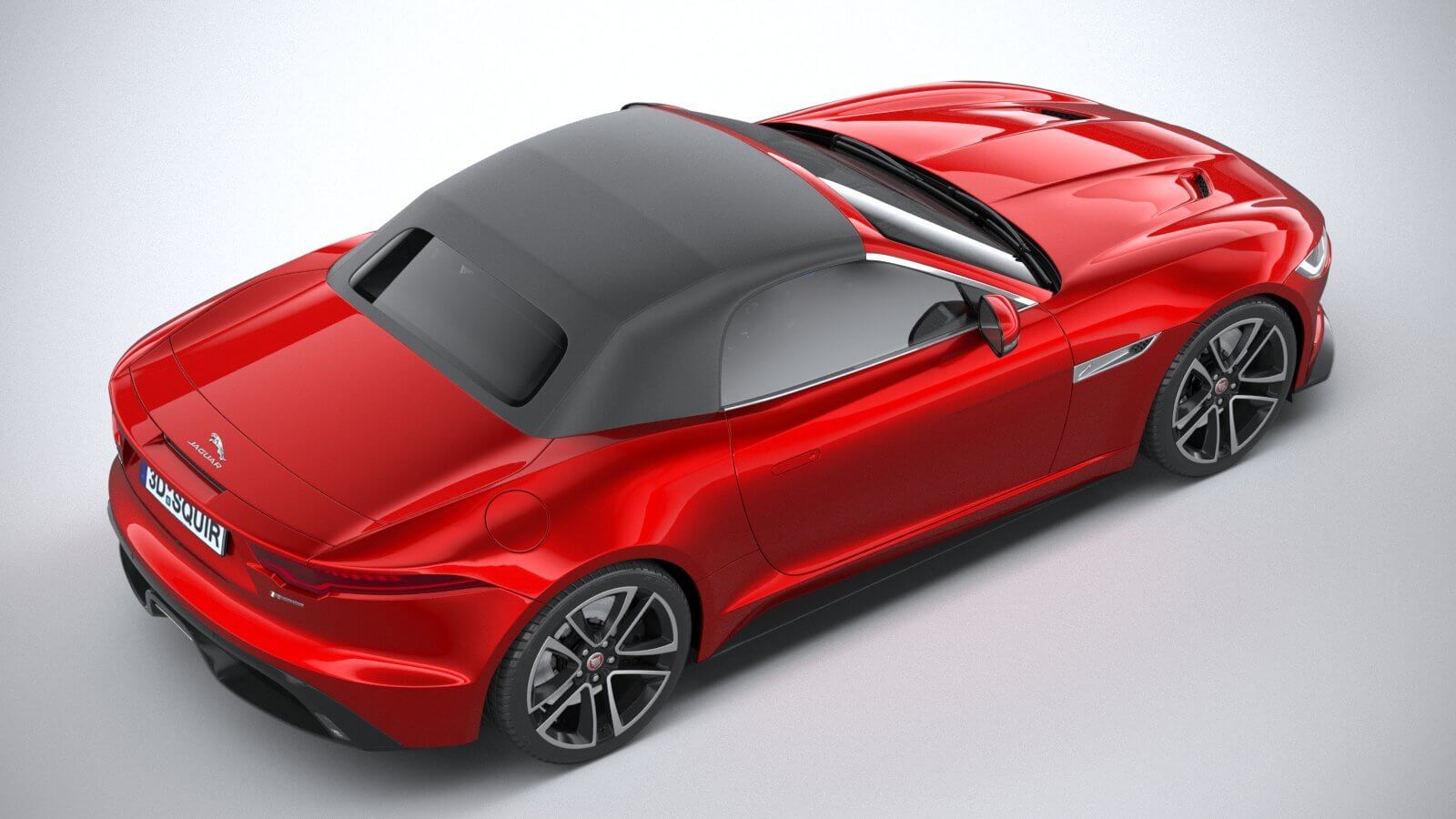 Jaguar F-Type R Dynamic Convertible 2021 3D Model by SQUIR