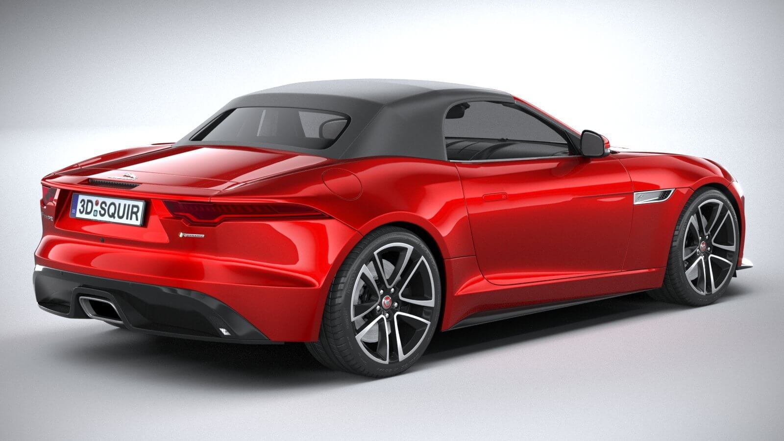 Jaguar F-Type R Dynamic Convertible 2021 3D Model by SQUIR