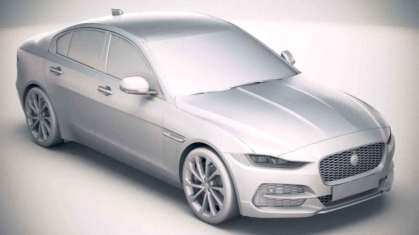 Jaguar XE 2020 - 3D Model by SQUIR