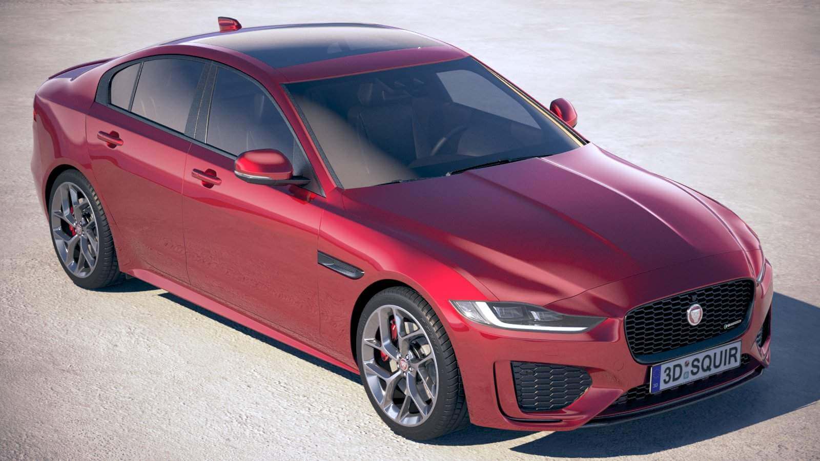 Jaguar XE R-Dynamic 2020 3D Model by SQUIR