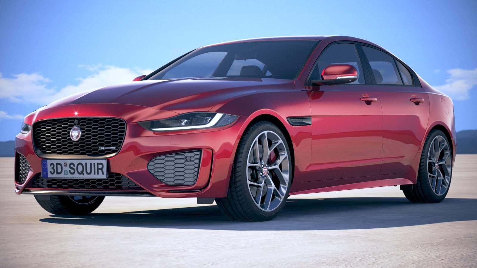 Jaguar XE R-Dynamic 2020 3D Model by SQUIR