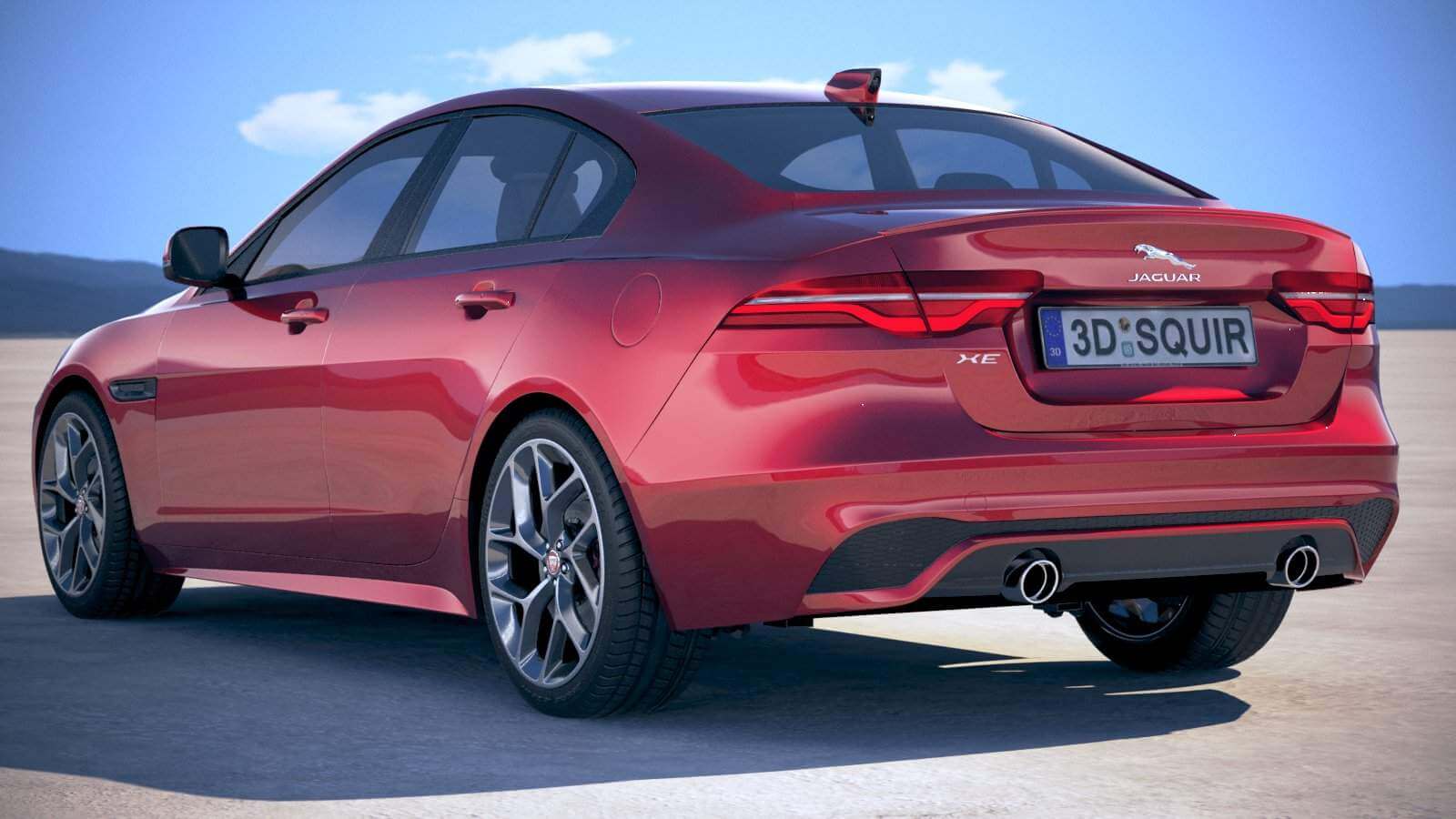 Jaguar XE R-Dynamic 2020 3D Model by SQUIR