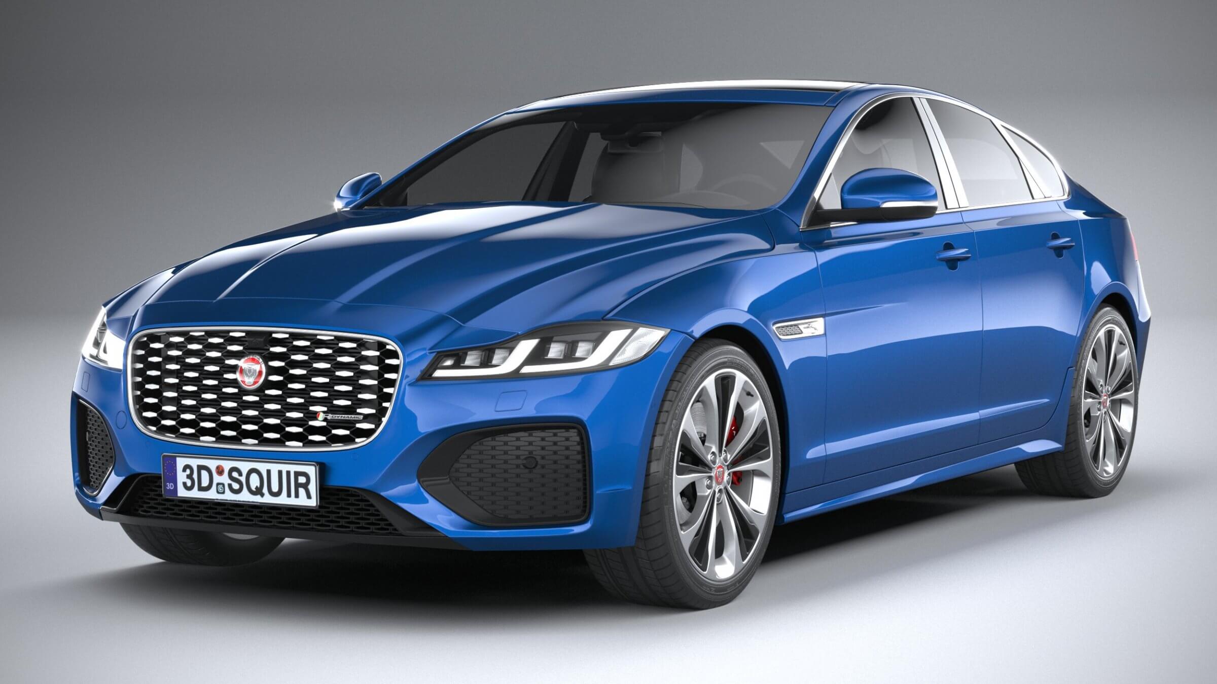 Jaguar XF 2021 - 3D Model by SQUIR