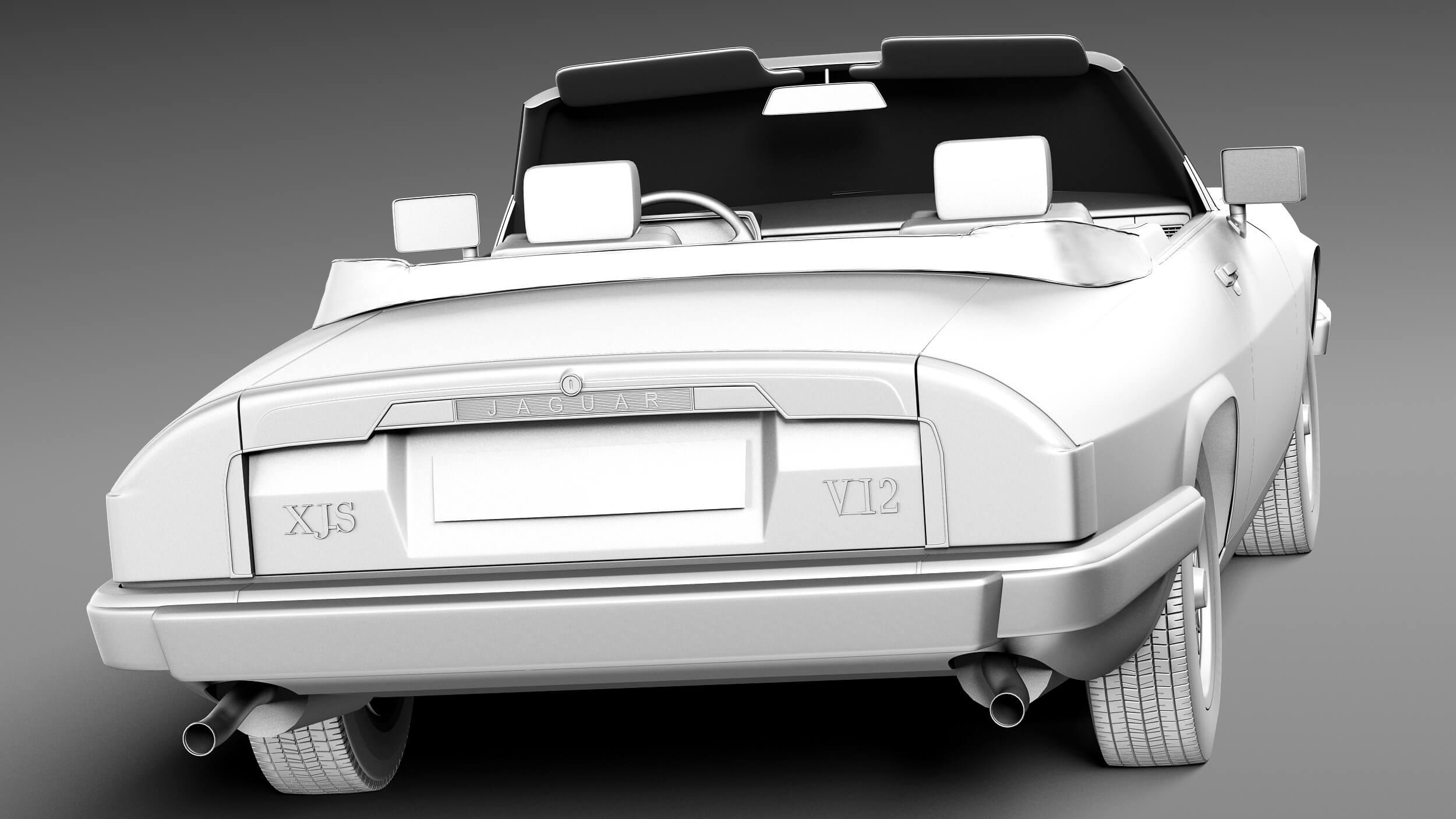 Jaguar Xjs Cabrio 1975 - 3D Model by SQUIR