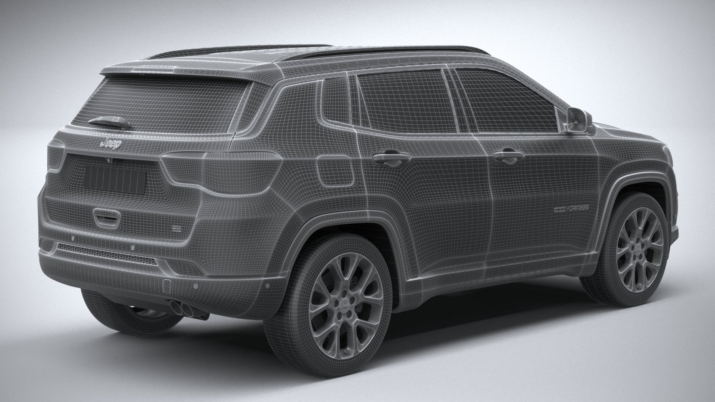 Jeep Compass 2020 - 3D Model by SQUIR