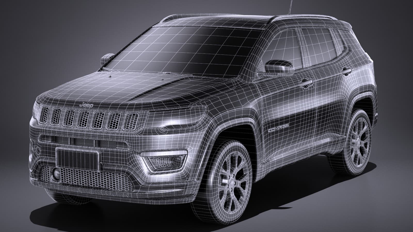 Jeep Compass Limited 2017 - 3D Model by SQUIR