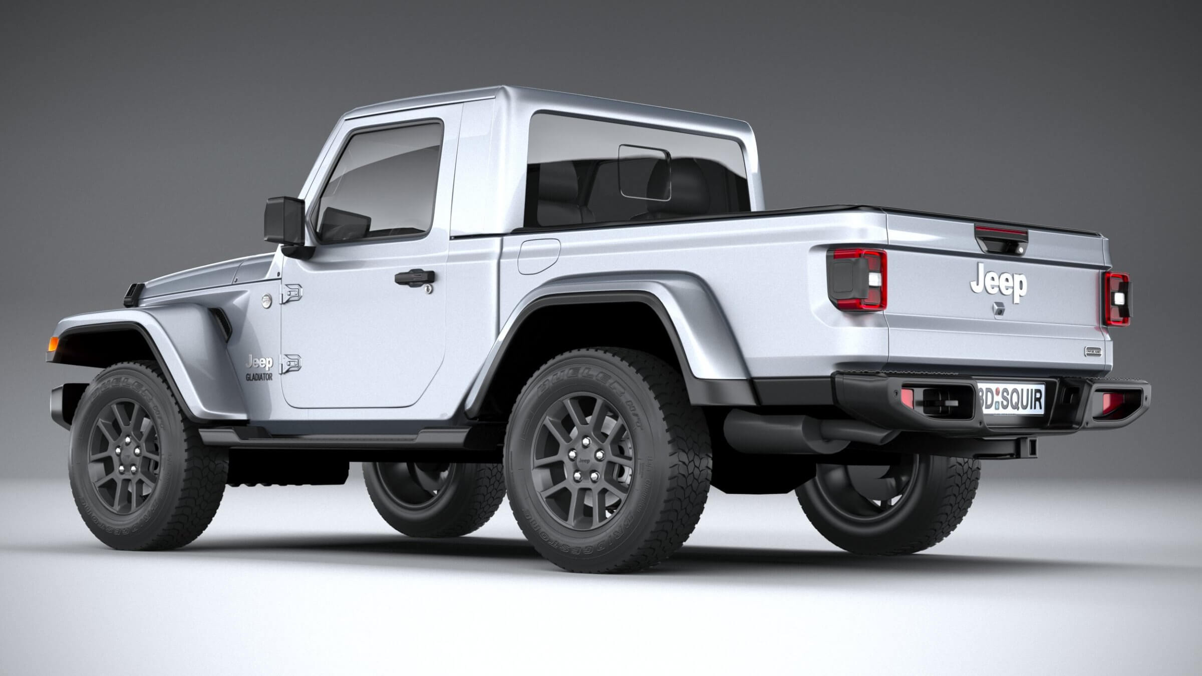 Jeep Gladiator SingleCab 2021 - 3D Model by SQUIR