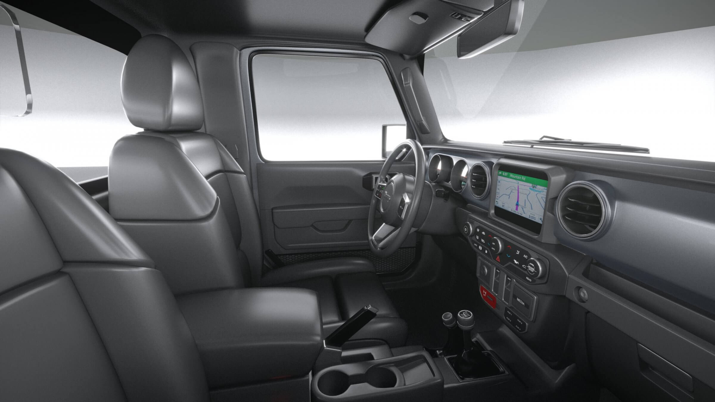 Jeep Gladiator SingleCab 2021 - 3D Model by SQUIR