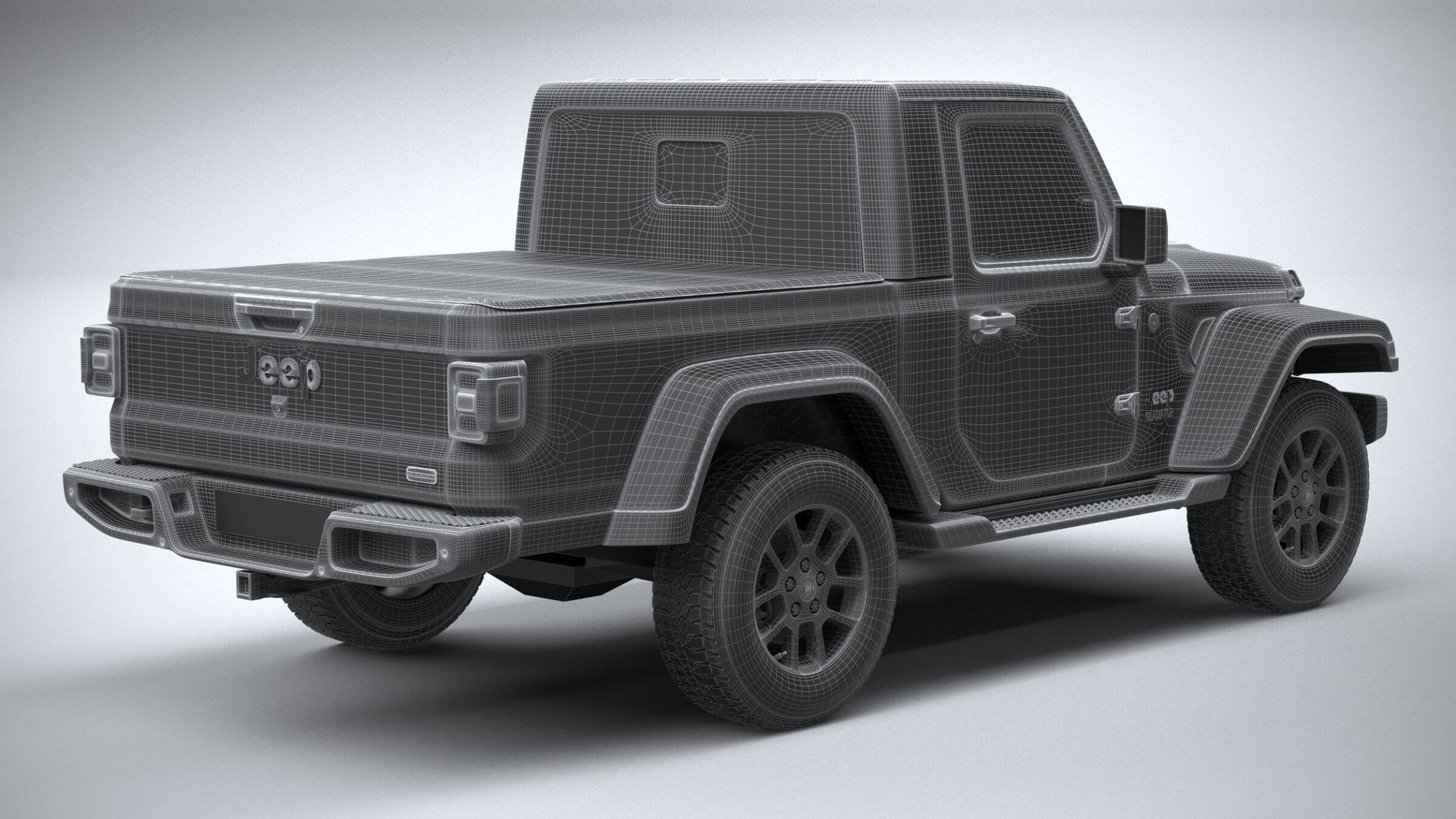 Jeep Gladiator SingleCab 2021 - 3D Model by SQUIR