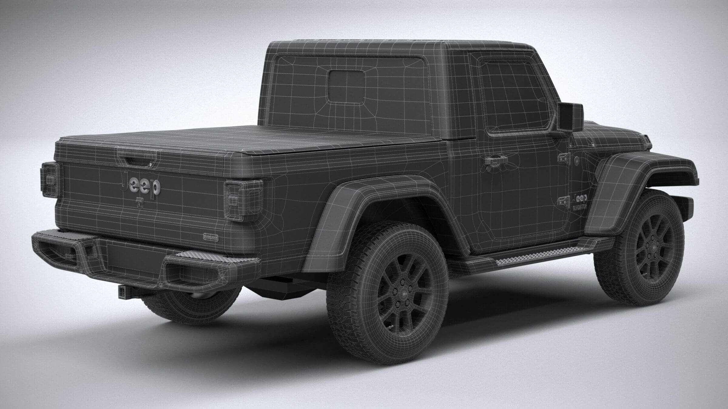 Jeep Gladiator SingleCab 2021 - 3D Model by SQUIR