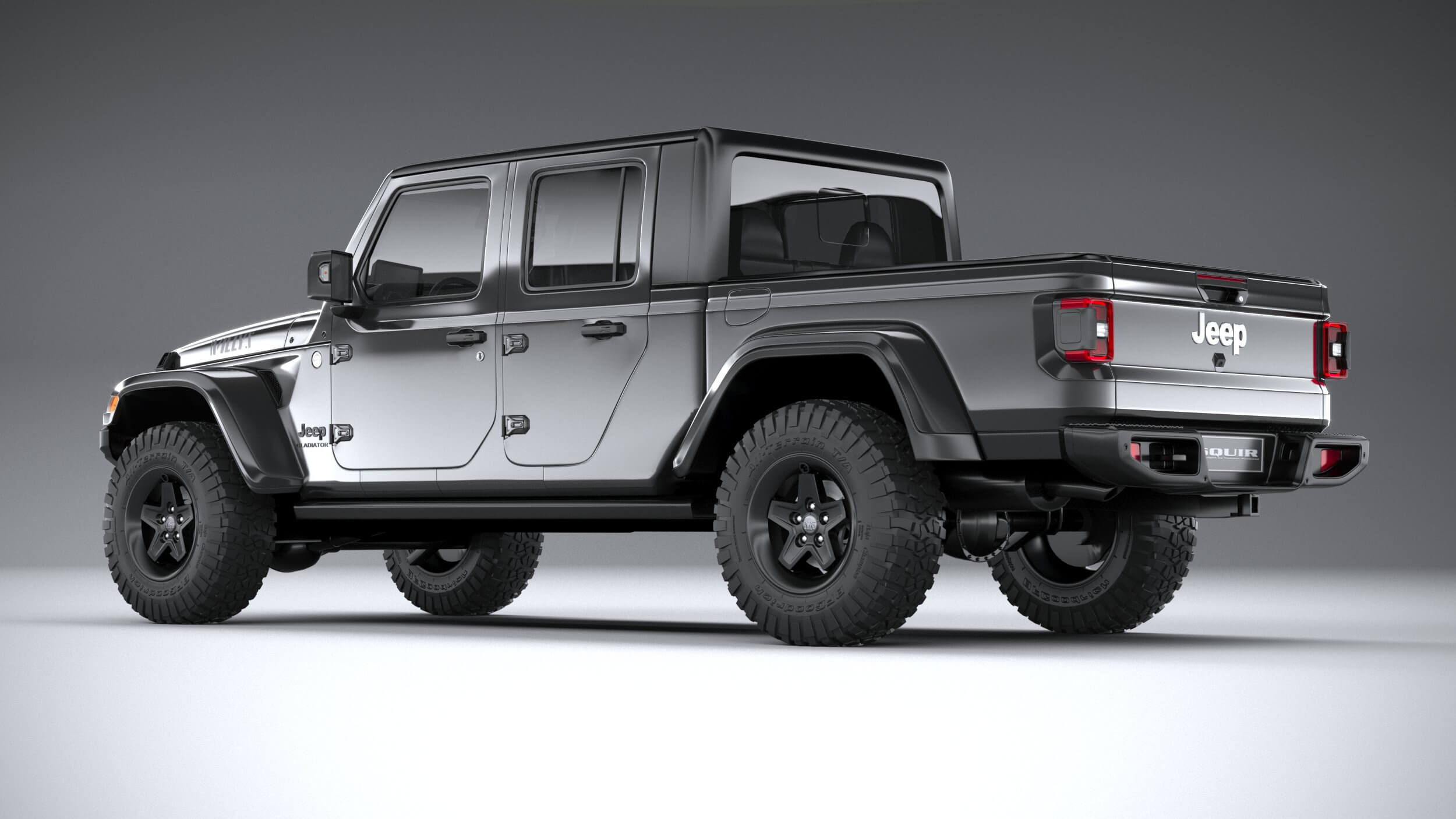 Jeep Gladiator Willys 2024 - 3D Model by SQUIR