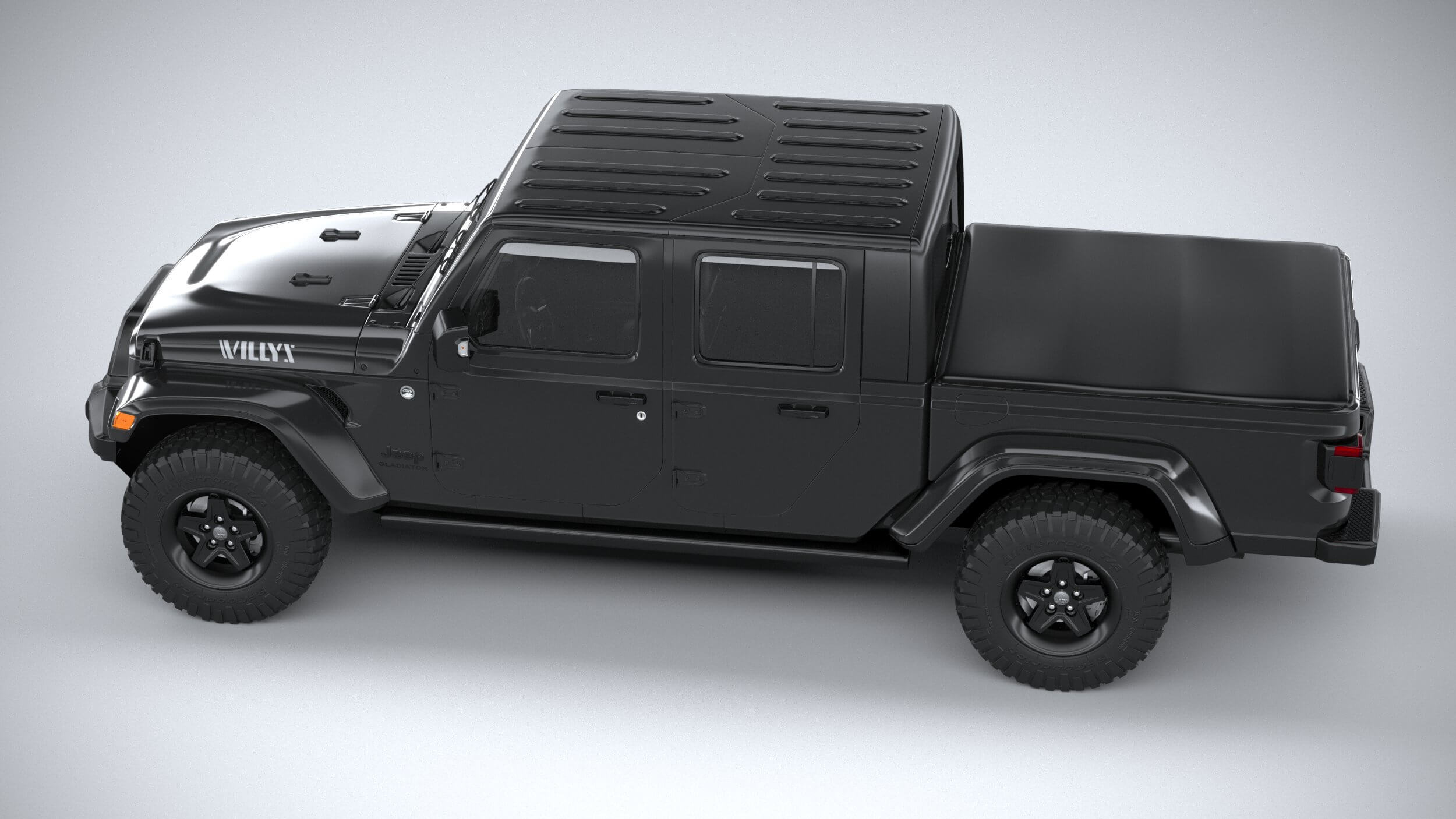 Jeep Gladiator Willys 2024 - 3D Model by SQUIR
