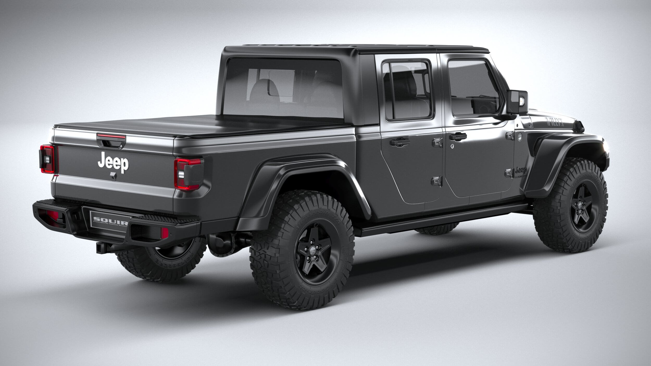 Jeep Gladiator Willys 2024 - 3D Model by SQUIR